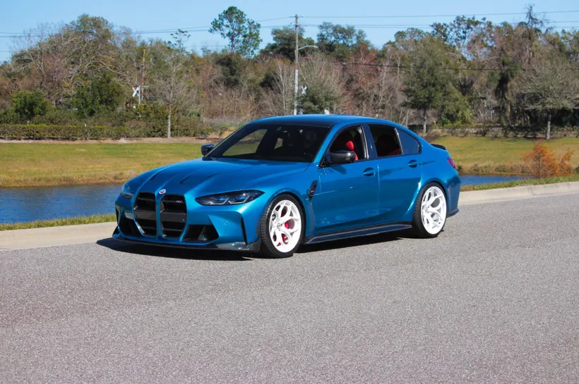 2023 Bmw M3 1 Of 2 Atlantic Blue Individual, 6-Speed Manual, 7 ...
