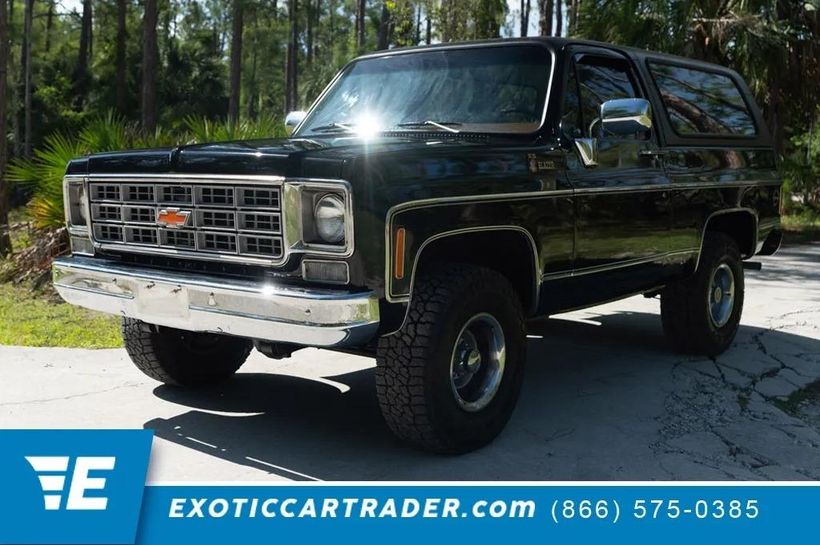 1978 Black Chevy Lifted