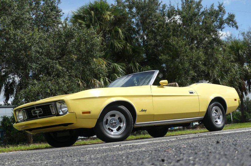 1969 Mustang Convertible Yellow