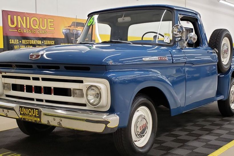 1961 Ford F100 Stepside Short Box Pickup Mankato, Minnesota | Hemmings