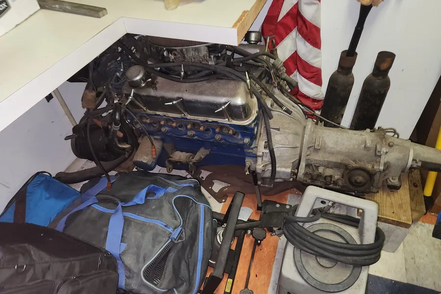 1973 Ford 302 V8 Engine w/Transmission - Hemmings