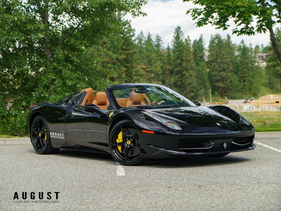 Ferrari 458 Italia Convertible Black