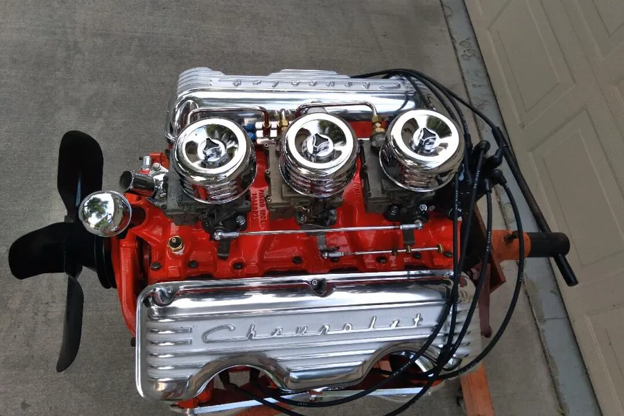 1958 CHEVY 348 FACTORY TRI-POWER ENGINE - Hemmings