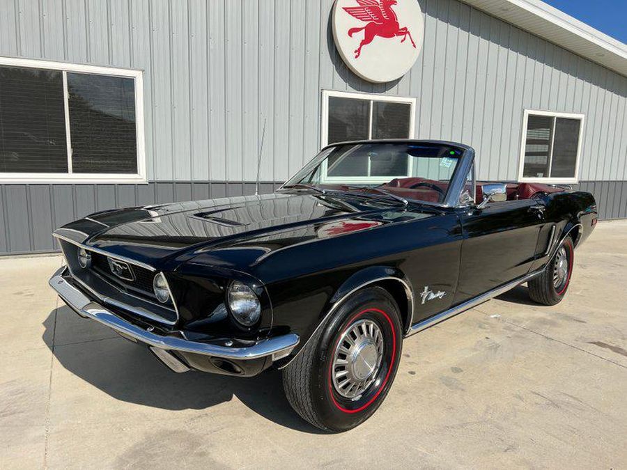 1968 Mustang Convertible Black