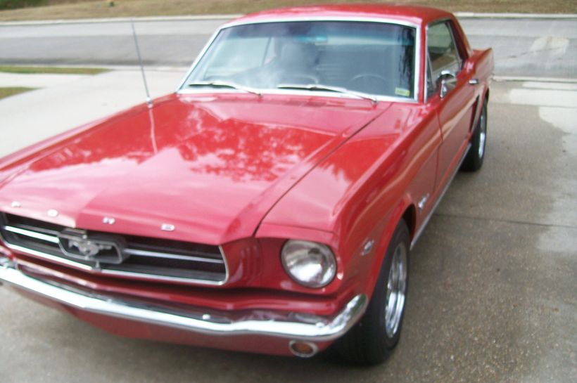 1965 Mustang Red