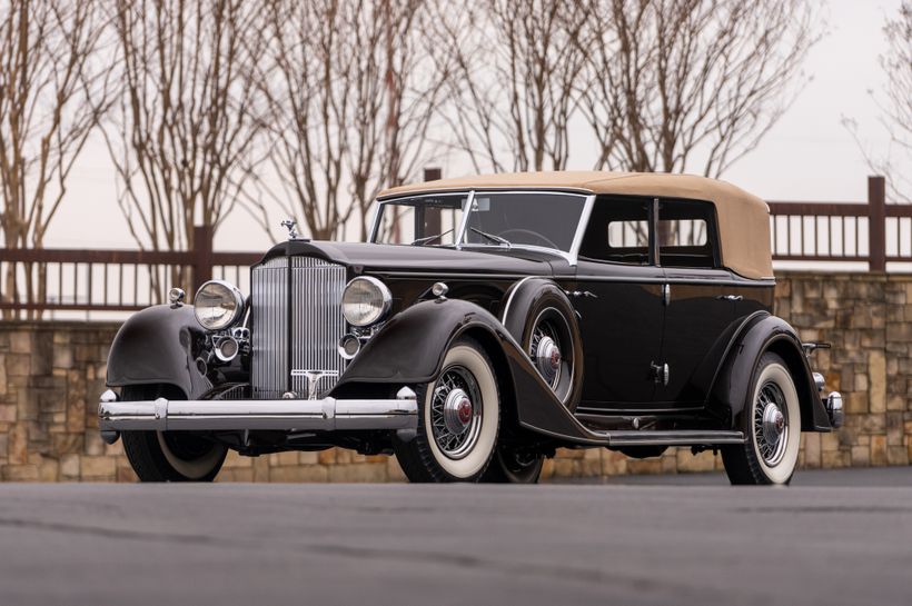 1934 Packard 1108 Twelve Dietrich Individual Custom Convertible ...