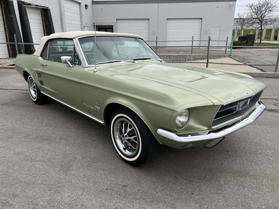 1967 Ford Mustang Convertible Green