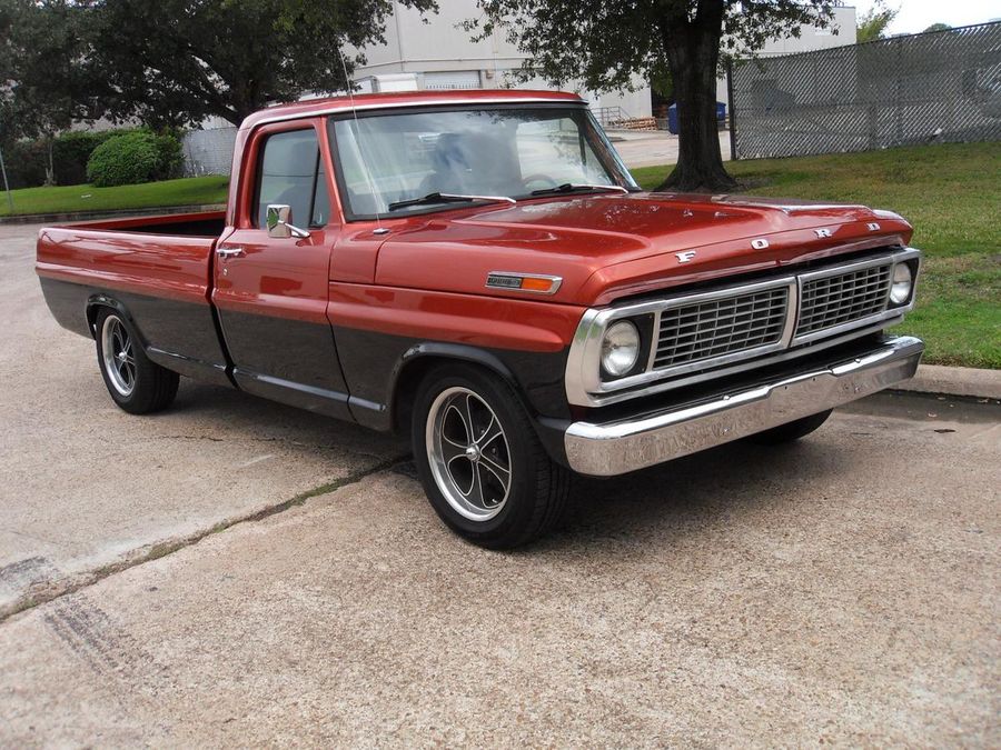 1970 Ford F100 Red