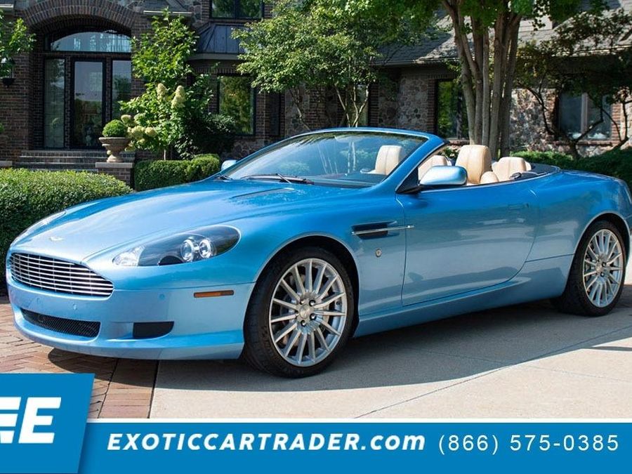 Aston Martin Db9 Convertible Blue