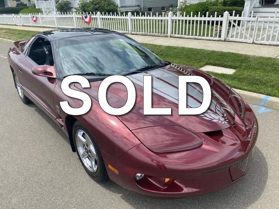 Maroon Firebird Car