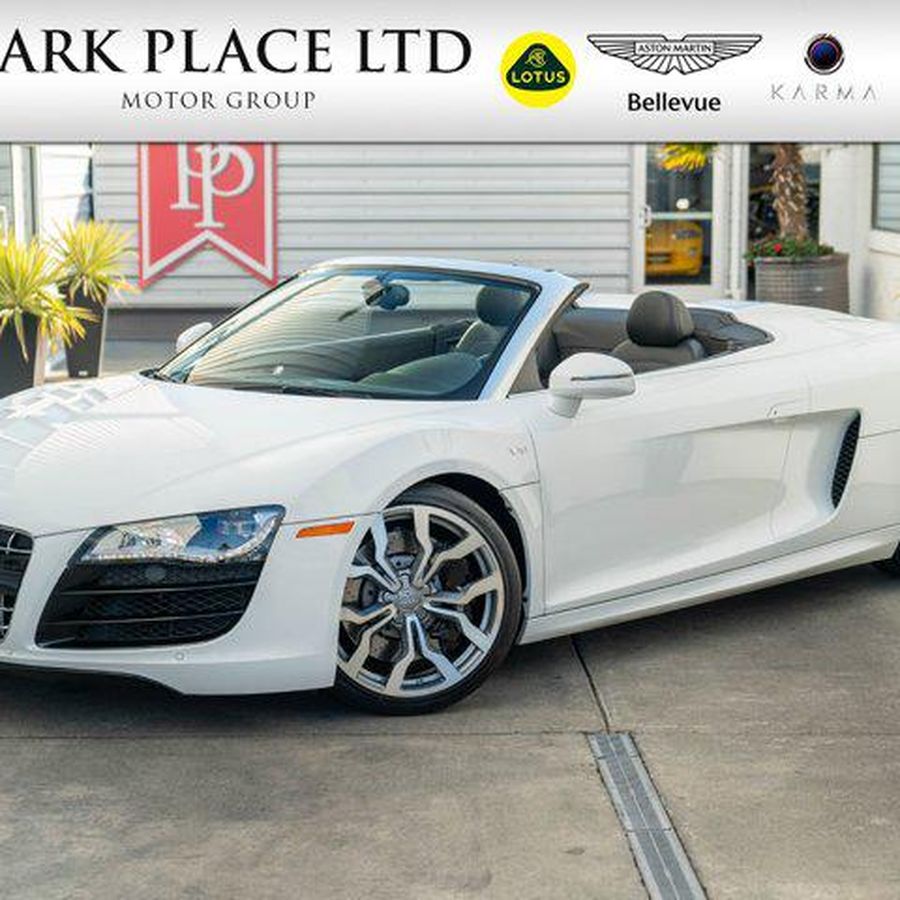 Audi R8 White Convertible