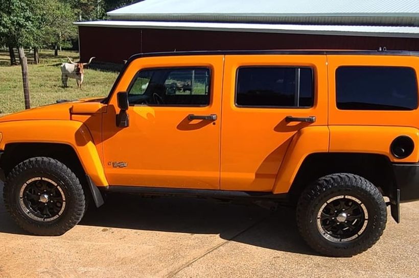 Hummer H3 Orange