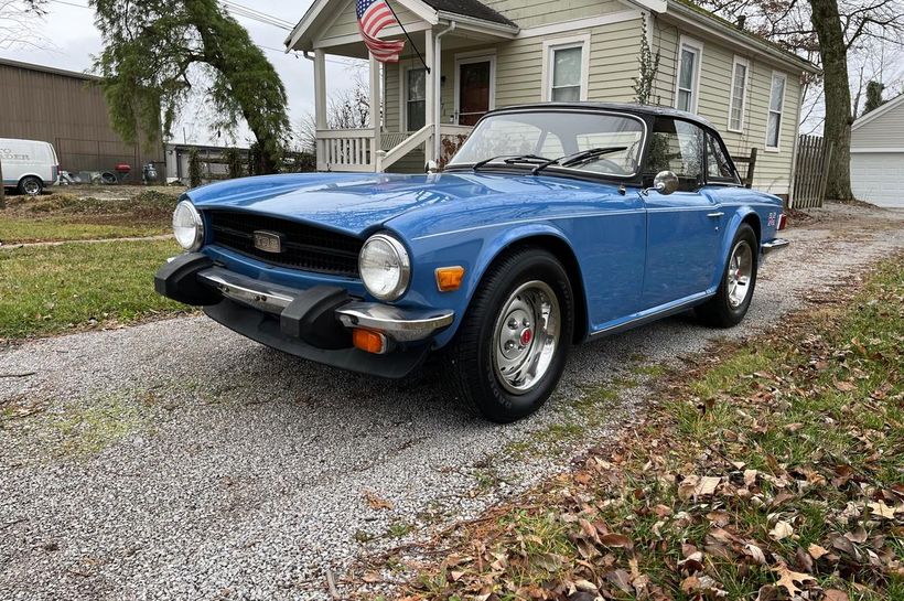 1976 Triumph Tr6 FRENCH BLUE HARD TOP MILFORD, Ohio - Hemmings