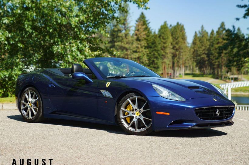 Ferrari California Blue Convertible