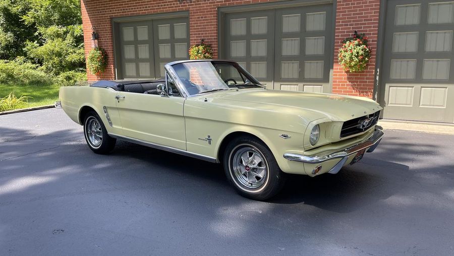 1967 Ford Mustang Convertible Springtime Yellow